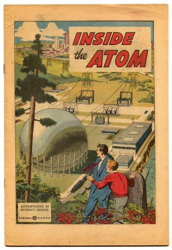 Inside The Atom 1955- Adventures in Science comics GE | eBay