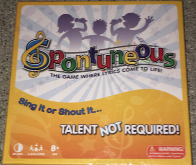 Spontuneous - The Song Game - Sing It or Shout It- Board Game ...