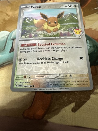 Eevee - (Pokemon Day 2025) (Reverse Cosmos Holo) 074/131 Miscellaneous ...