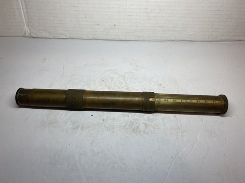 Vintage Brass Gun Sighting Telescope | eBay