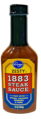 Kroger 1883 Zesty Steak Sauce for Burgers Steaks & More 10 oz | eBay
