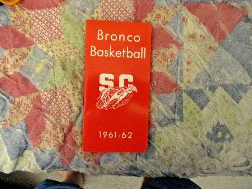 1961-62 SANTA CLARA BRONCOS BASKETBALL MEDIA GUIDE Yearbook BOB FEERICK ...