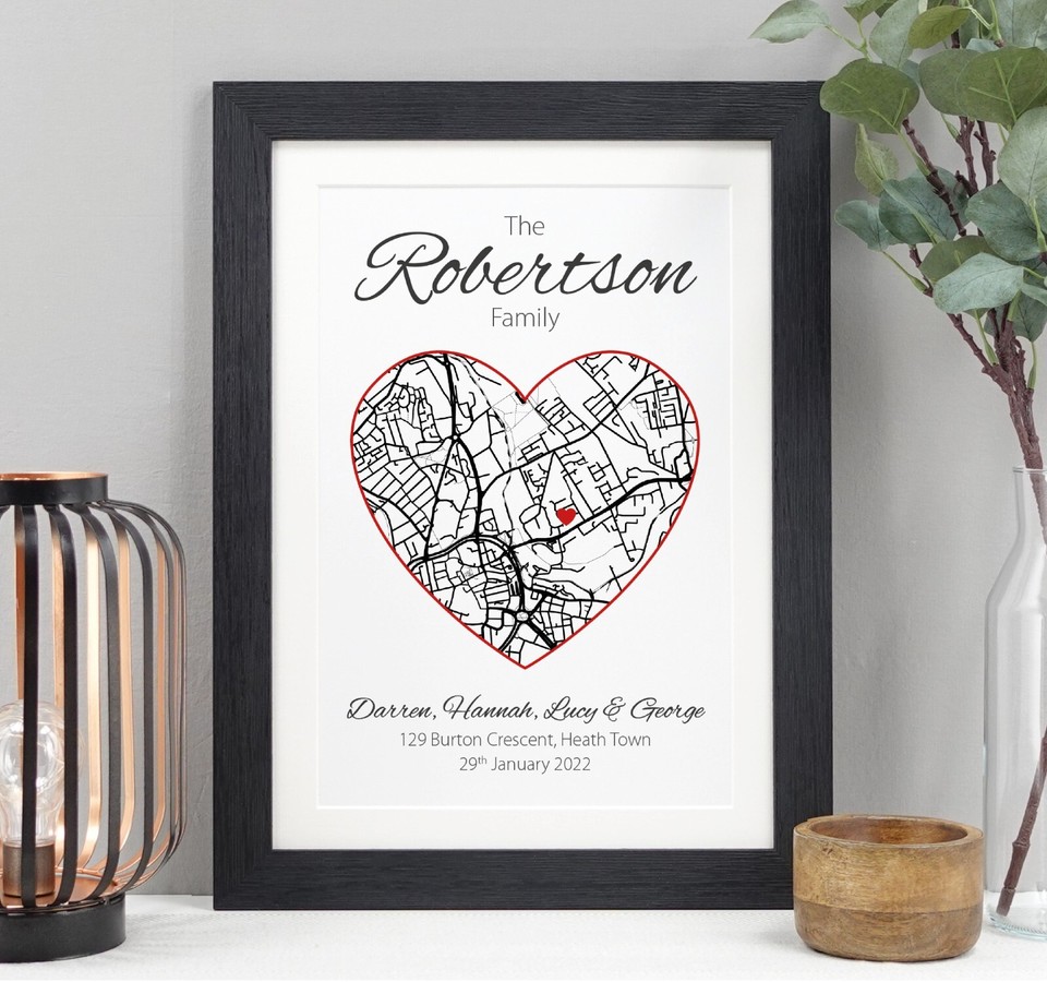 House warming gift | Personalised new home gift for family | Moving ...