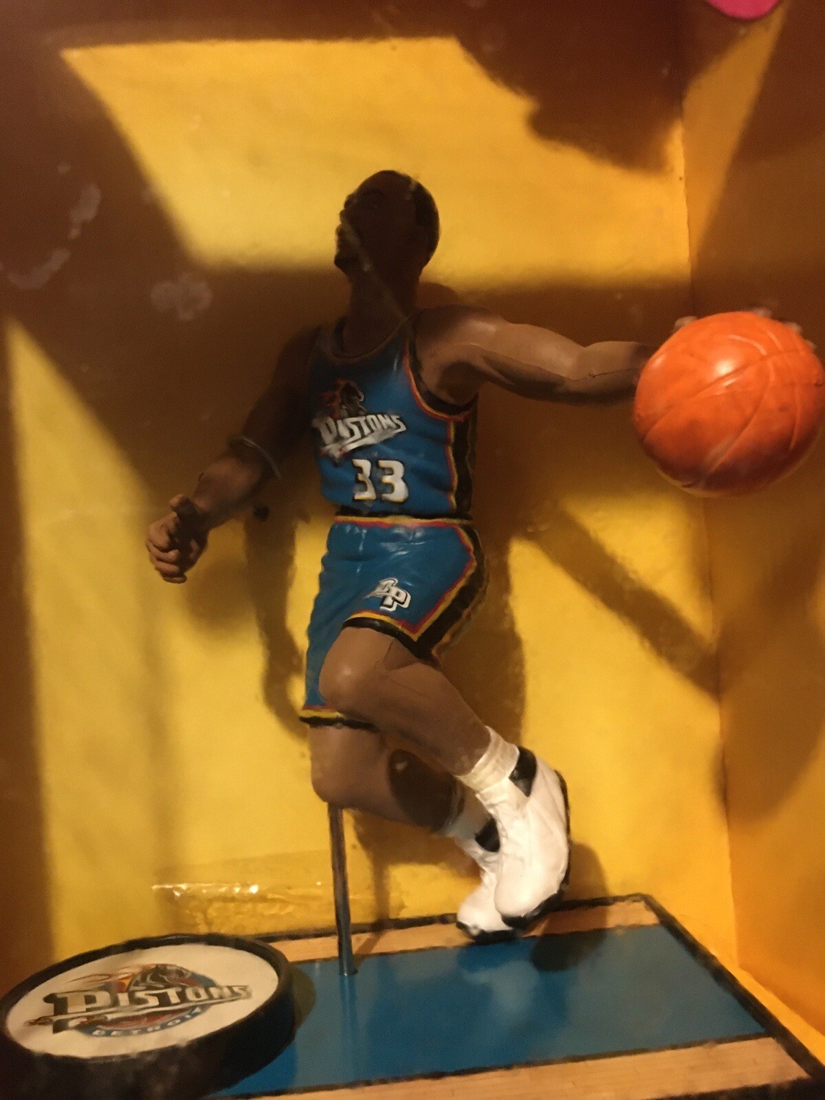 1997 Starting Lineup SLU NBA Backboard Kings Grant Hill Detroit Pistons ...