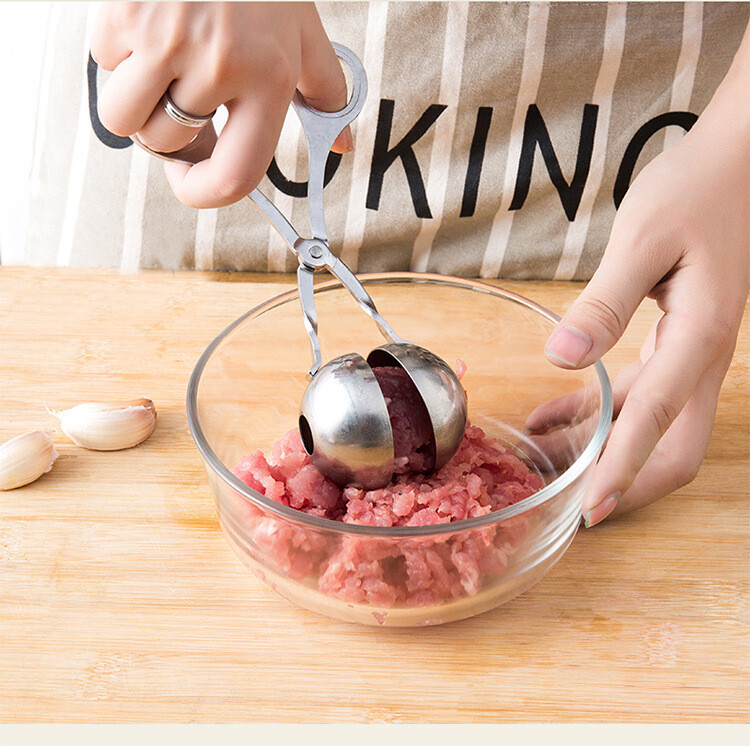 Meatball Maker Spoon Non Stick Thick Stainless Steel Meat Baller ...