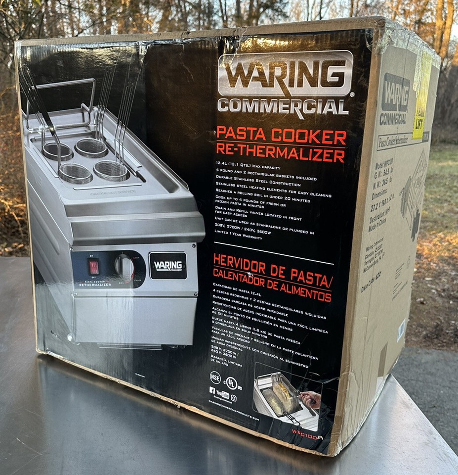 New Waring Commercial WPC100 Electric Pasta Cooker ReThermalizer | eBay