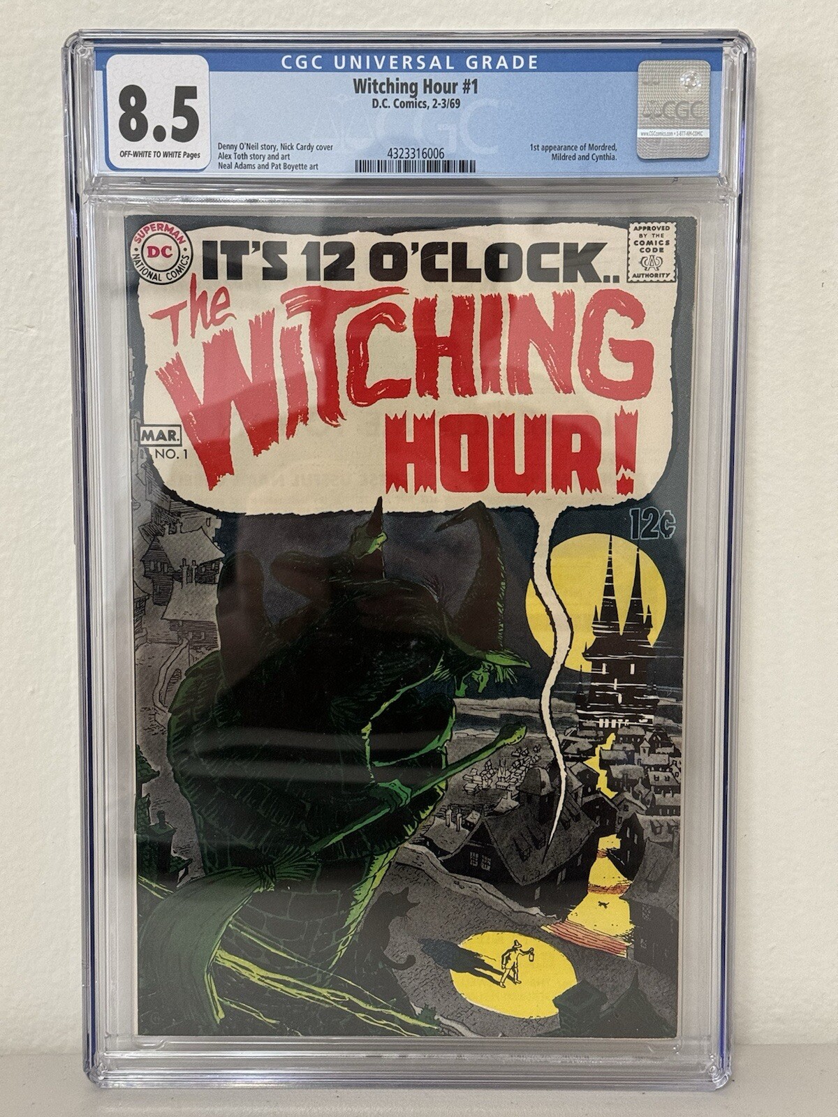 Witching Hour #1 Nick Cardy ADAMS Toth 1969 1st Mordred Mildred Cynthia ...