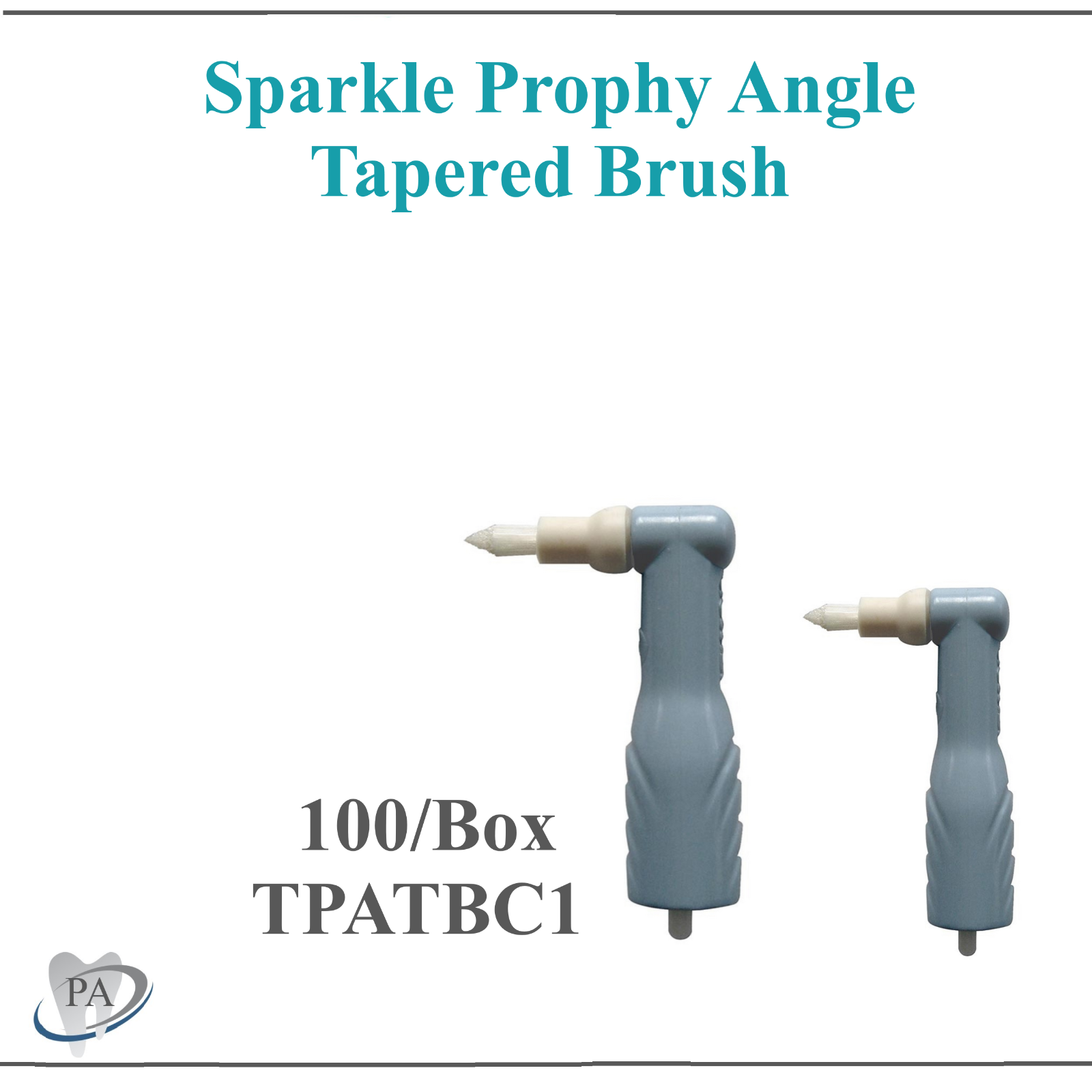 Dental Sparkle Prophy Brush, Tapered Crosstex Prophy Angle Brush 100/Bx ...
