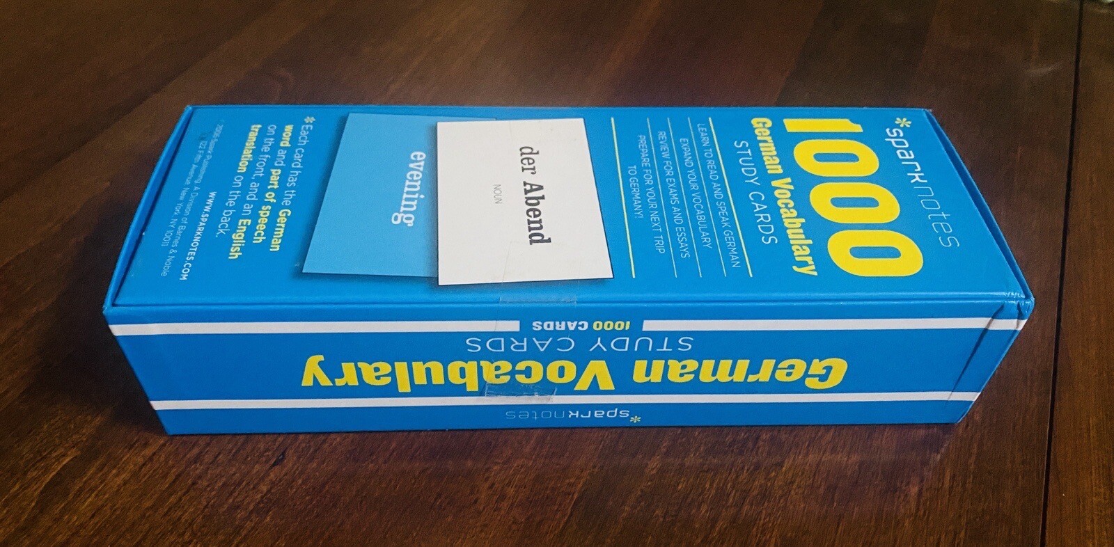 SparkNotes Study Cards Ser.: German Vocabulary SparkNotes Study Cards ...