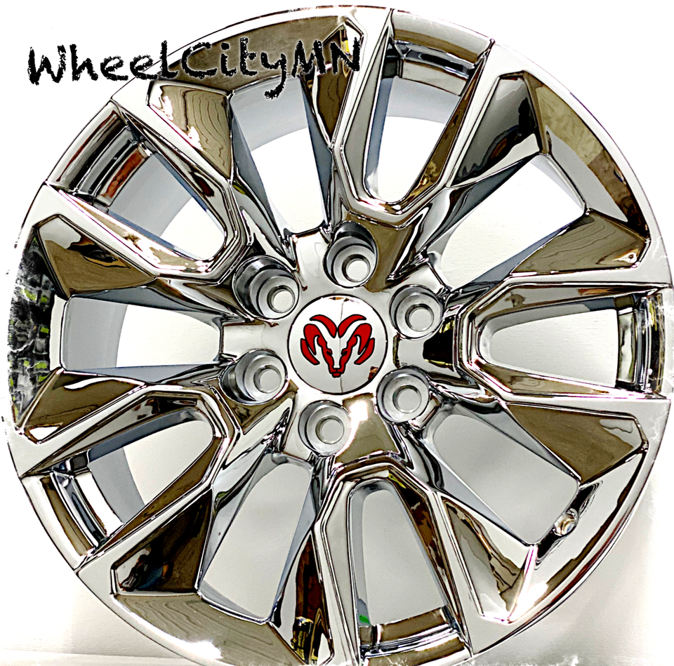 20" Chrome 5916 Chevy RST OE Replica Rims fits 2019 2026 RAM 1500 ...