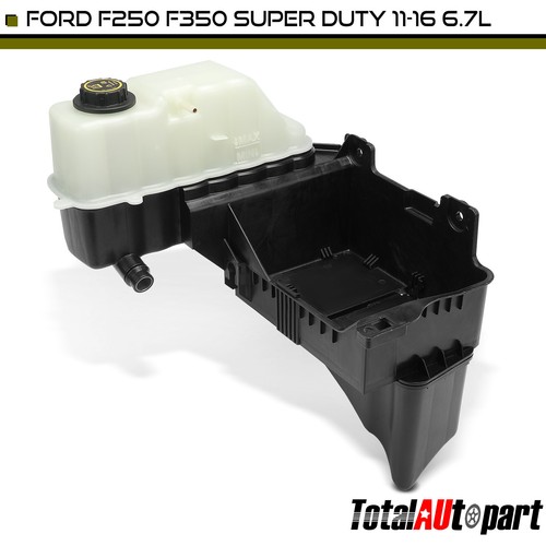 Ford F250 F350 Super Duty V8 6.7L Left Engine Coolant Reservoir Tank w ...