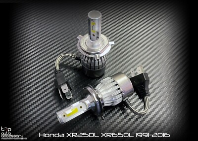 LED Kit H4 Headlight Lights Bulbs Hyper HID for Honda XR250L XR650L ...