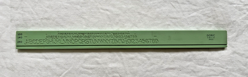 vintage Keuffel & Esser Doric Lettering Set #8915 (8095 lettering ...