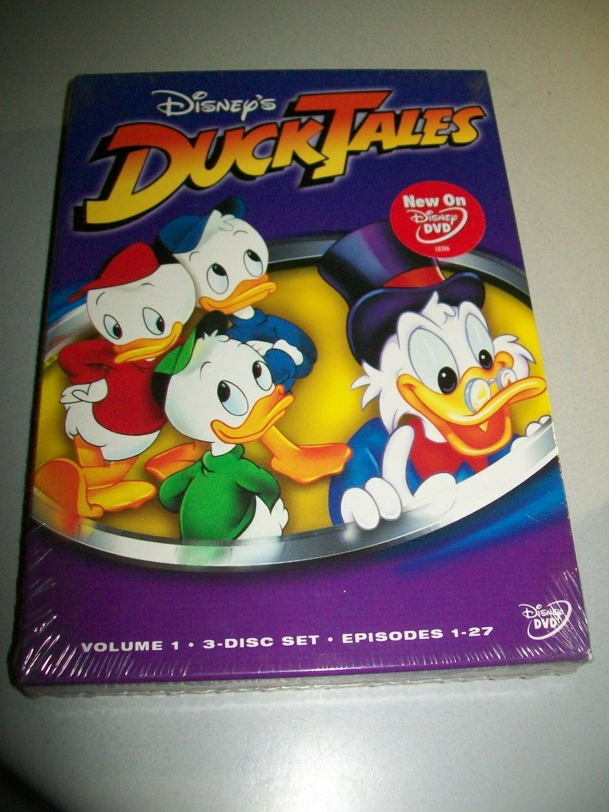 Disney's Ducktales - Volume 1 (DVD, 2005, 3-Disc Set) (Epi. 1 - 27) NEW ...
