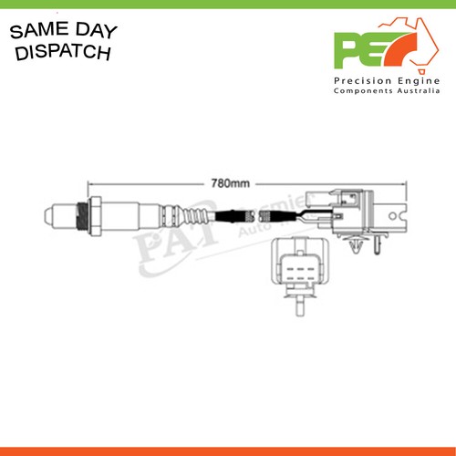 2x New * OEM * Pre-Cat Oxygen Sensor - LH & RH For Volvo S80 2.8 Twin ...