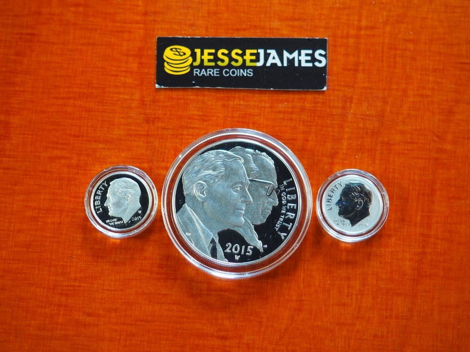2015 MARCH OF DIMES SPECIAL SILVER SET W PROOF P REVERSE DIME & W ...