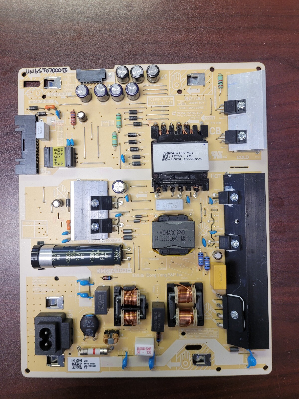 Power Supply Board Samsung UN65TU7000/UN65TU6900(D) BN44-01055D for ...