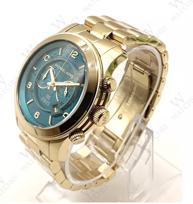 New Michael Kors MK8315 Hunger Stop Gold Stainless-Steel Bracelet Women ...