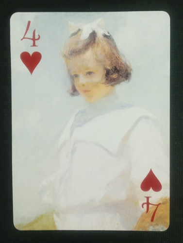 Masterpiece Playing Card Portrait Of Elizabeth 4 Hearts | eBay