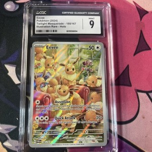 Eevee 2024 Scarlet & Violet: Twilight Masquerade #188/167 Illustration ...