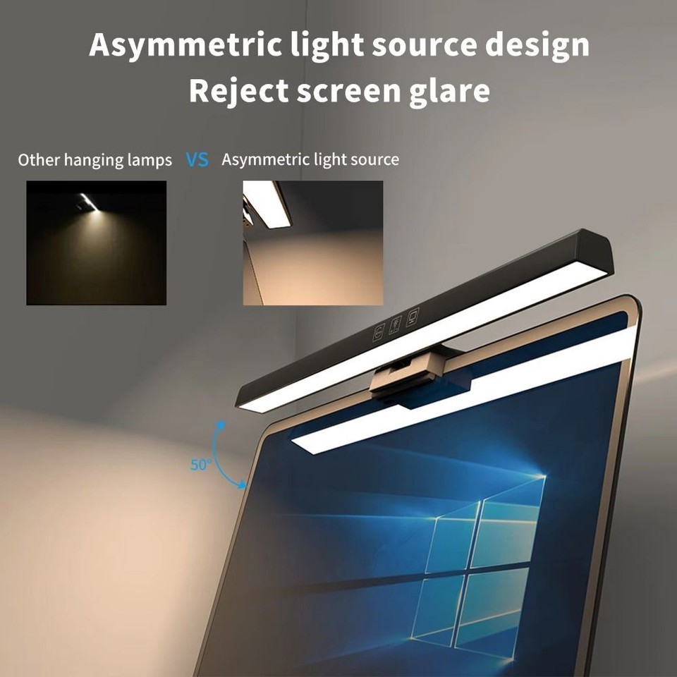 USB Powered Computer Screen Light Bar LED PC Screen Lamp Study | eBay