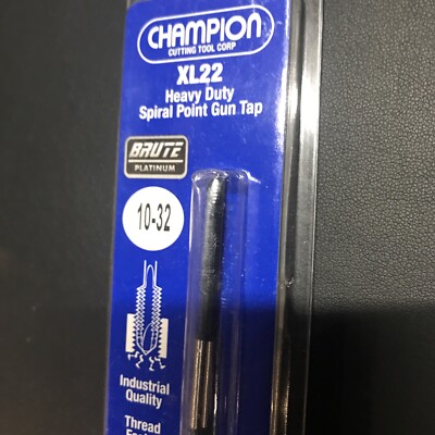 Champion Cutting Tool Platinum XL22-10-32 Heavy Duty Spiral Point Gun ...