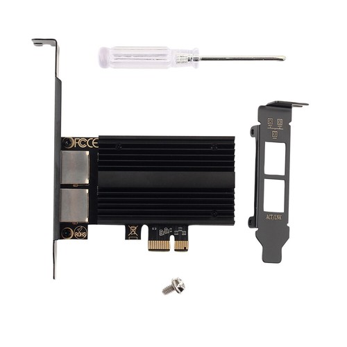 Dual Port RJ45 LAN NIC Gaming Card 2.5G Gigabit Network Card Intel I226 ...