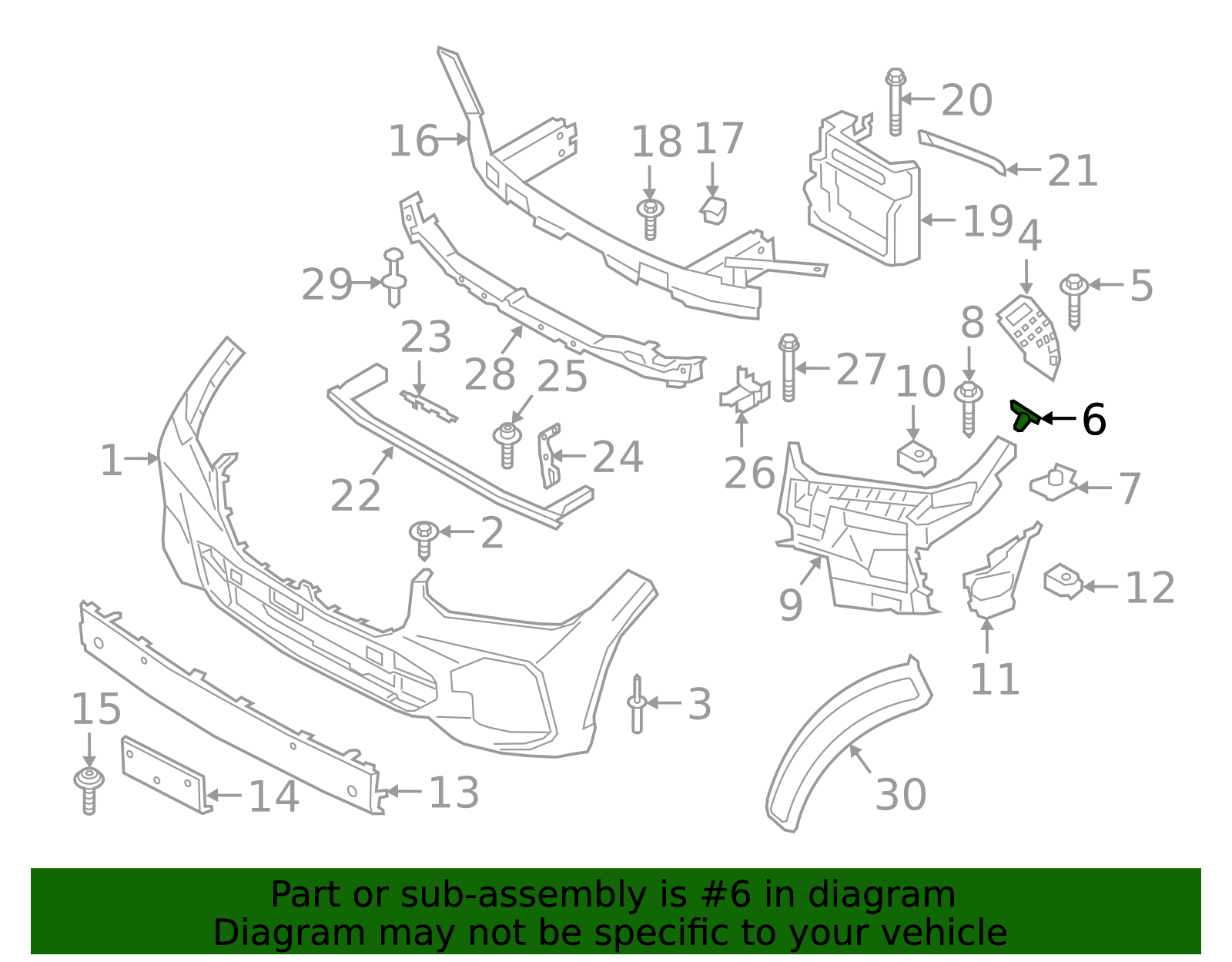 OEM BMW X5 G05 X5 30DX 40IX 50IX M50DX INSERT BUMPER FRONT LEFT ...