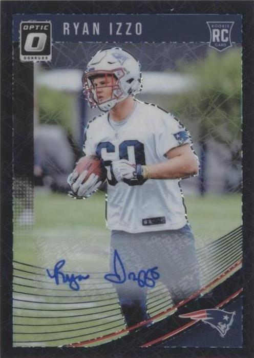 2018 Donruss Optic - Rookies Ryan Izzo #124 Black Velocity Prizm ...