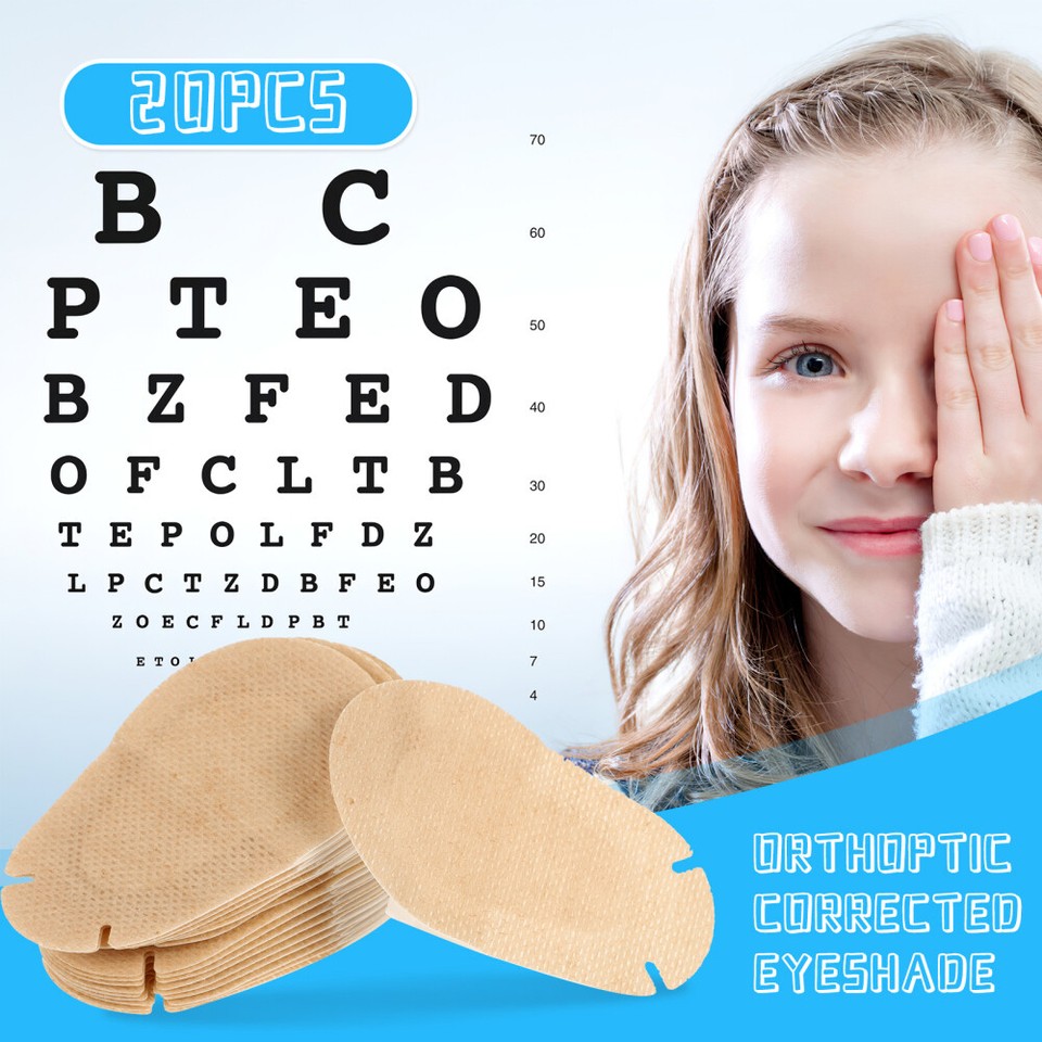 20 Pcs Orthoptic Eye Cartoon Eyepatch Kids Strabismus Eye Patch | eBay