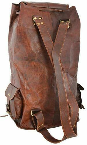 Travel Top Rucksack New Brown women Bag Leather Bag authentic Backpack ...