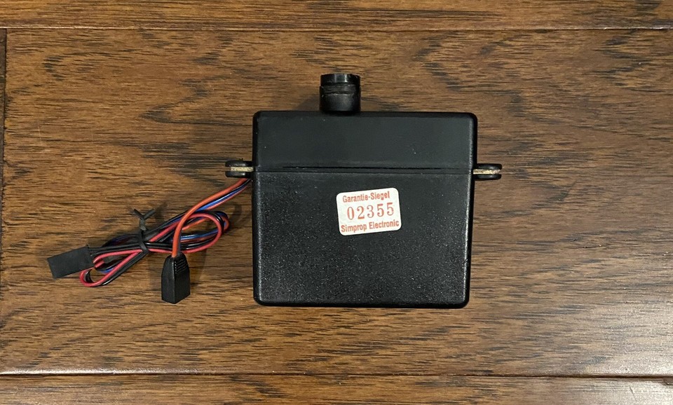 Simprop Electronic Large 1/4 1/5 Scale Power Servo Vintage SAM RC Part ...