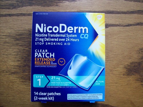 NICODERM CQ STEP 1 EXTENDED RELEASE CLEAR 14 PATCHES 21 MG EXP 09/2027 ...