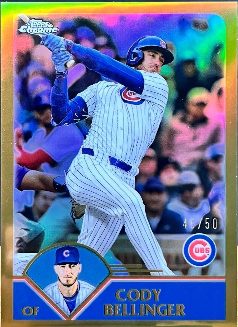 2024 Topps Chrome Lids Mitchell & Ness - Cody Bellinger #39 Gold ...