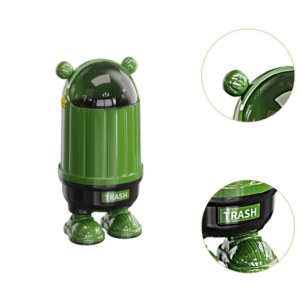 Trash Can Storage Bucket Lightweight Cute Garbage Bin for Home Hotel ...