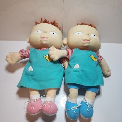 Phil & Lil Rugrats Twin Dolls 90's Kids Toys 12” Nickelodeon TV Cartoon ...