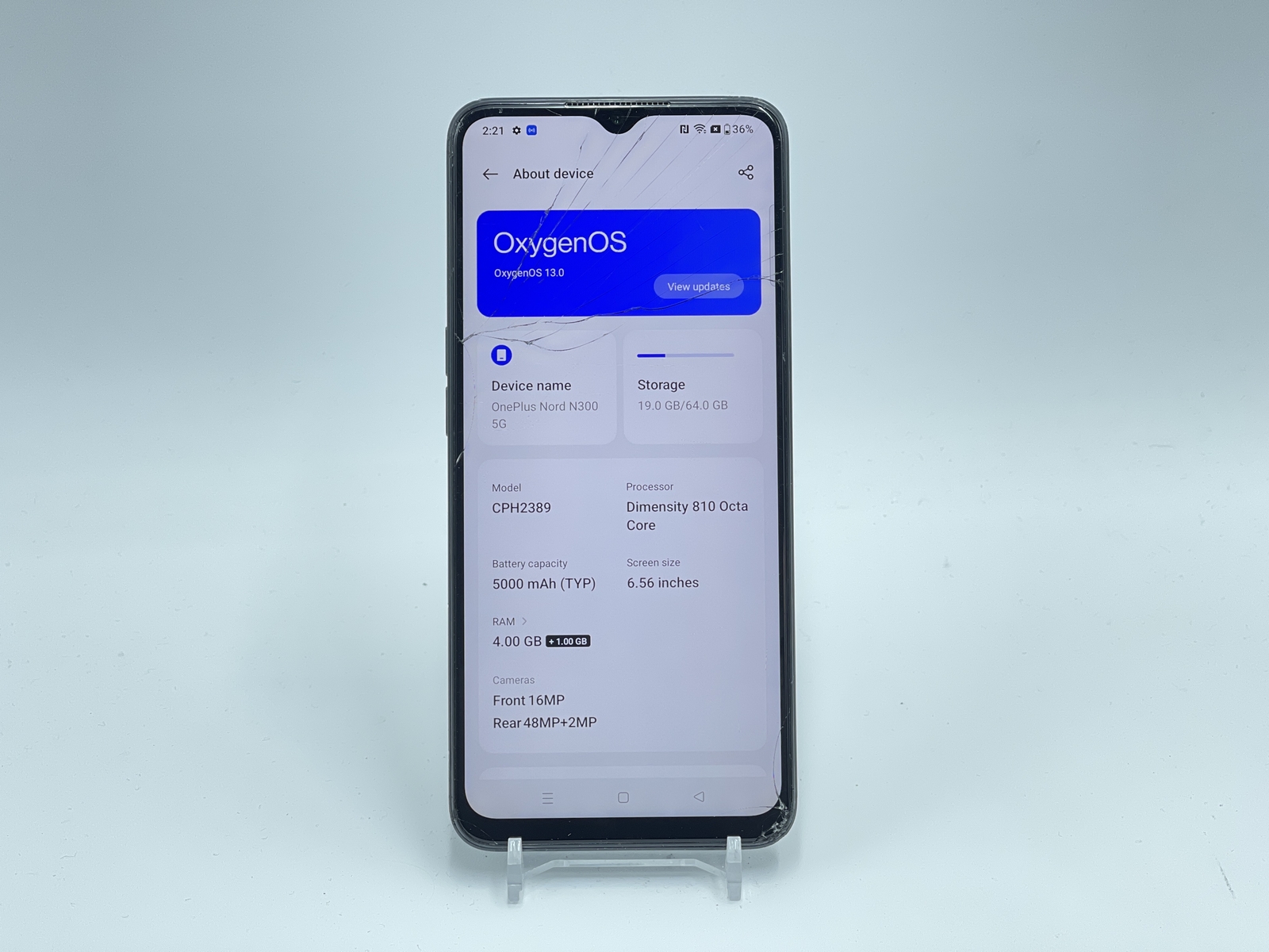 OnePlus Nord N300 64GB CPH2389 (T-Mobile) Black CrkGls (E-000215) | eBay