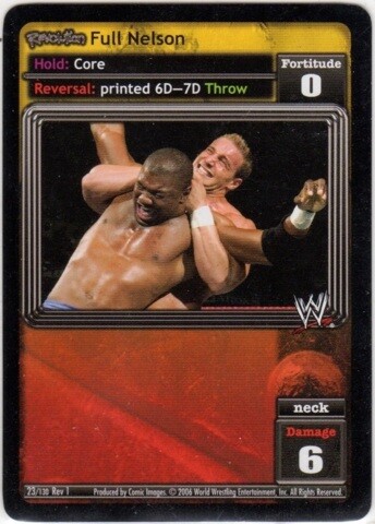 WWE: Full Nelson [Played] card type Hold Raw Deal Wrestling WWF | eBay
