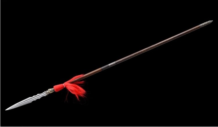 Qiang Hooked Spear Spear Metal Action Figure | Metal Doll Equipment