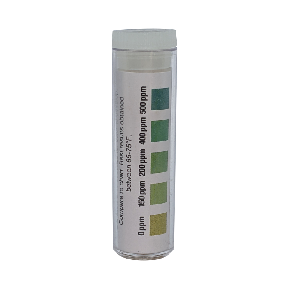 Quaternary Ammonium (QAC, Multi Quat) Test Paper, 0-500 ppm [Vial of ...