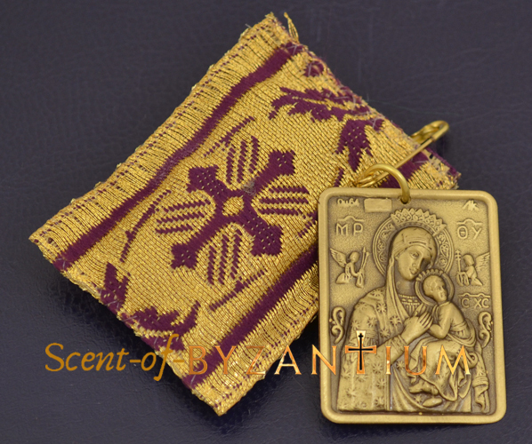Orthodox Filakto Pendant Rectangular With Metal Holy Icon Protecting ...