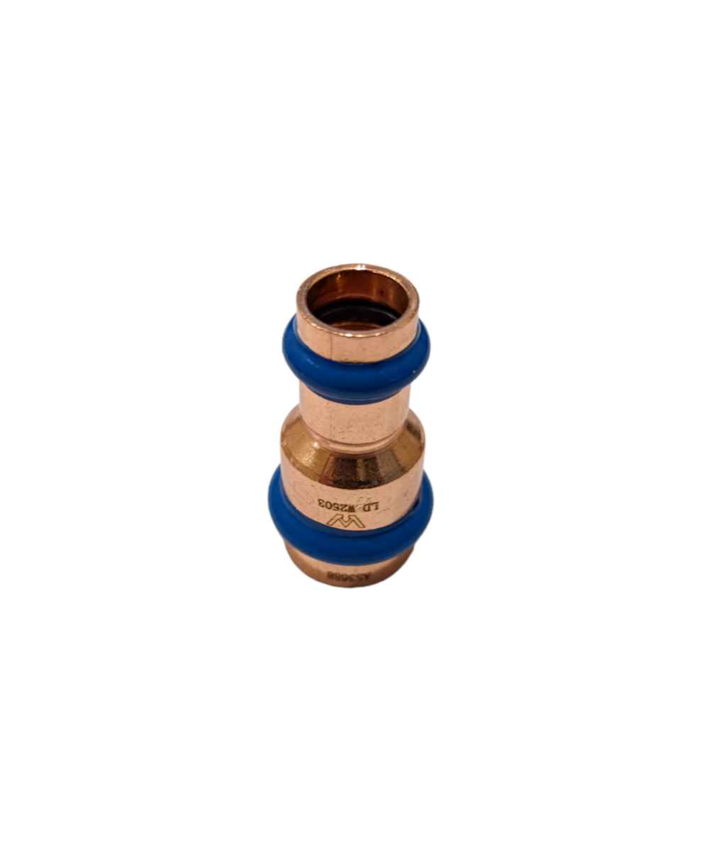 5 x AW Metpress 20-15mm, ¾-½" Water Copper Press Reducer Coupling DN20 ...
