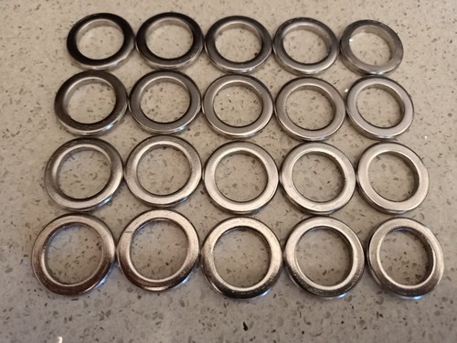 20x Chrome steel shank nut 4mm Falcon GT Bathurst Globe Washer Set ...