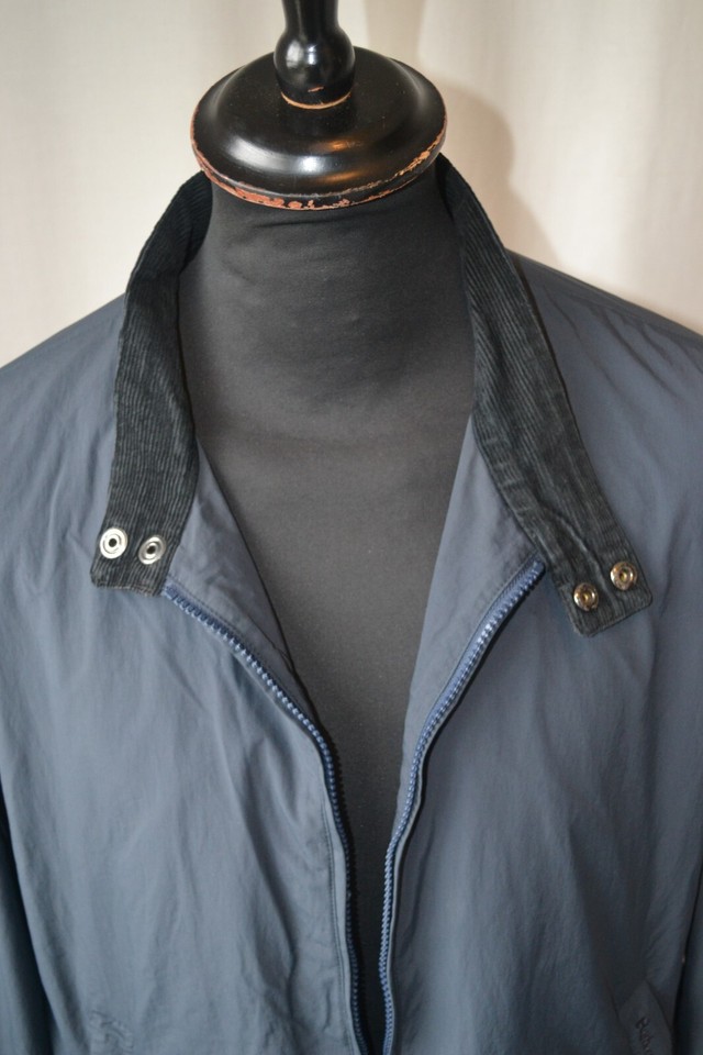 Vintage Barbour Royston navy lightweight bomber jacket size XXL casual ...