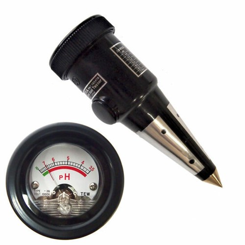TAKEMURA Electric Works Soil Acidity pH Meter Tester DEMETRA DM-3 made ...
