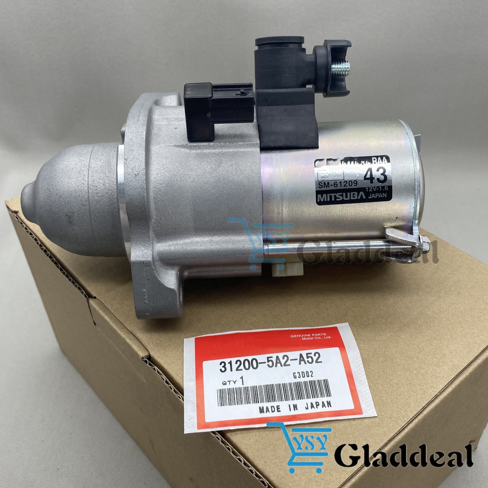 New 31200-5A2-A52 Starter Auto Transmission For Honda 2013-2017 Accord ...