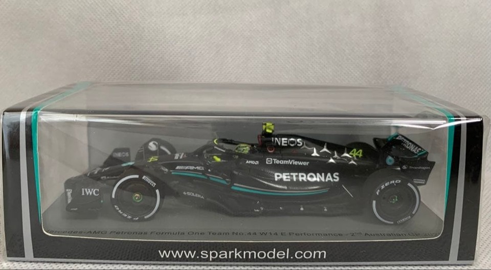 Mercedes AMG Petronas W14E Early Spec 1/43 L. Hamilton Australia GP ...