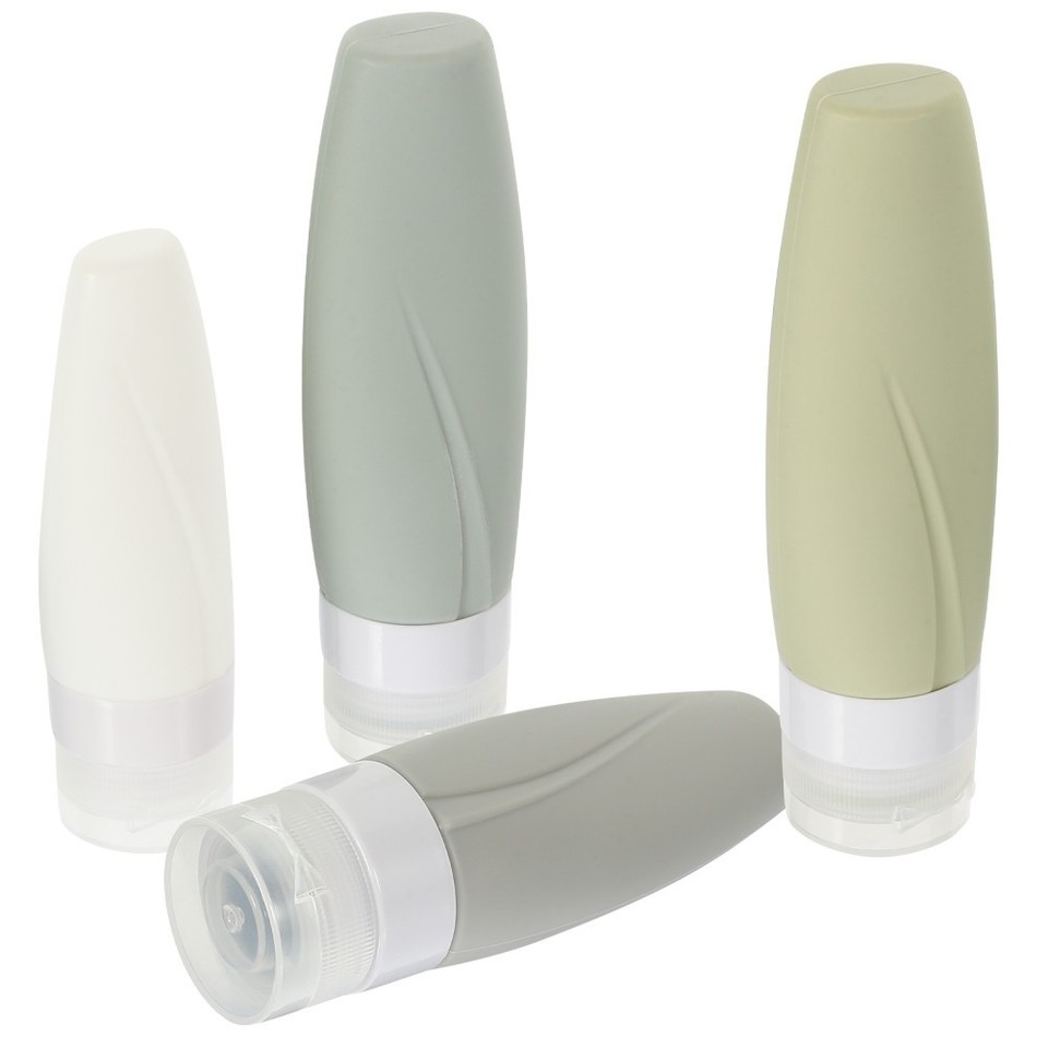 4 Pcs Hand Wash Dispenser Travel Size Containers Liquid Shampoo Bottles ...