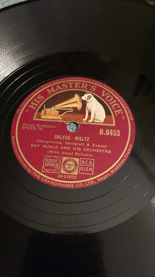 Rare 78rpm record, E-, RAY NOBLE / AL BOWLLY : Who Walks In When I ...