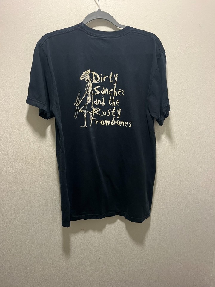 American Apparel Dirty Sanchez And The Rusty Trombones Black T-shirt ...